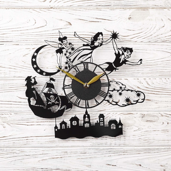 Peter Pan Decor Peter Pan Gifts Peter Pan Clock Peter Pan | Etsy