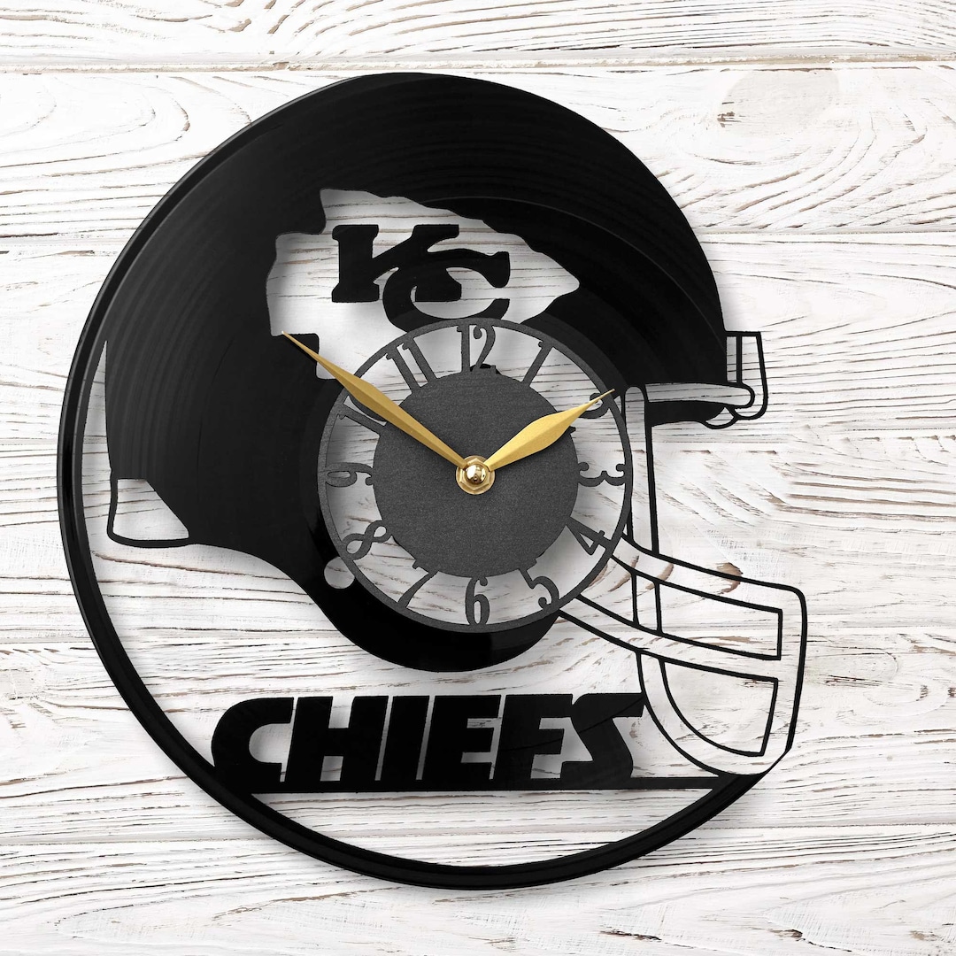 Kansas City Chiefs Wall Clock - Etsy