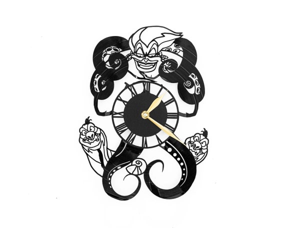Ursula Clock Ursula Decor Little Mermaid Ursula Gift Wall | Etsy