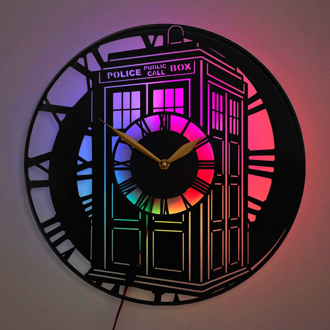 Dr Who Clock, Doctor Who Clock, Doctor Who Gifts, Doctor Who Decor - Etsy
