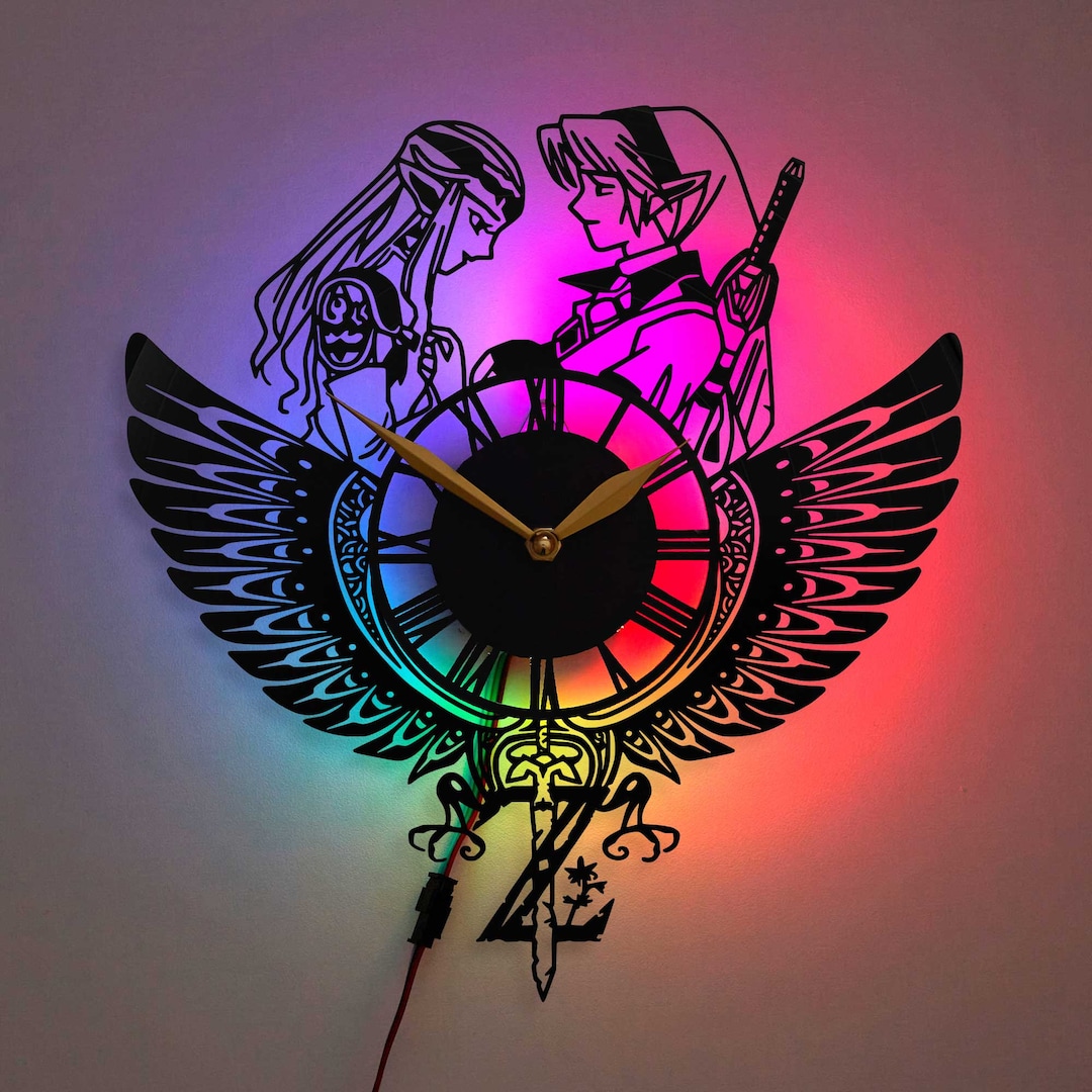 Zelda Clock, Legend of Zelda Gift - Etsy