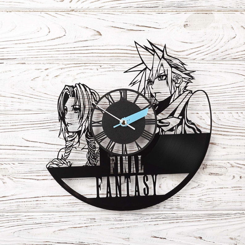 Final Fantasy 7 Clock Final Fantasy Clock Final Fantasy Vii - Etsy