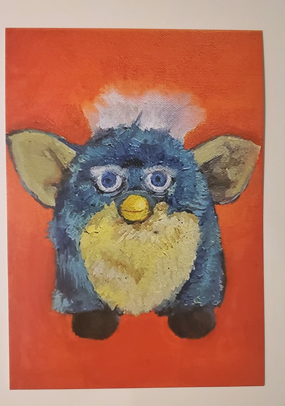 5x7 "furby" Print Fine Art Print Oil Painting Still Life Toy - Etsy