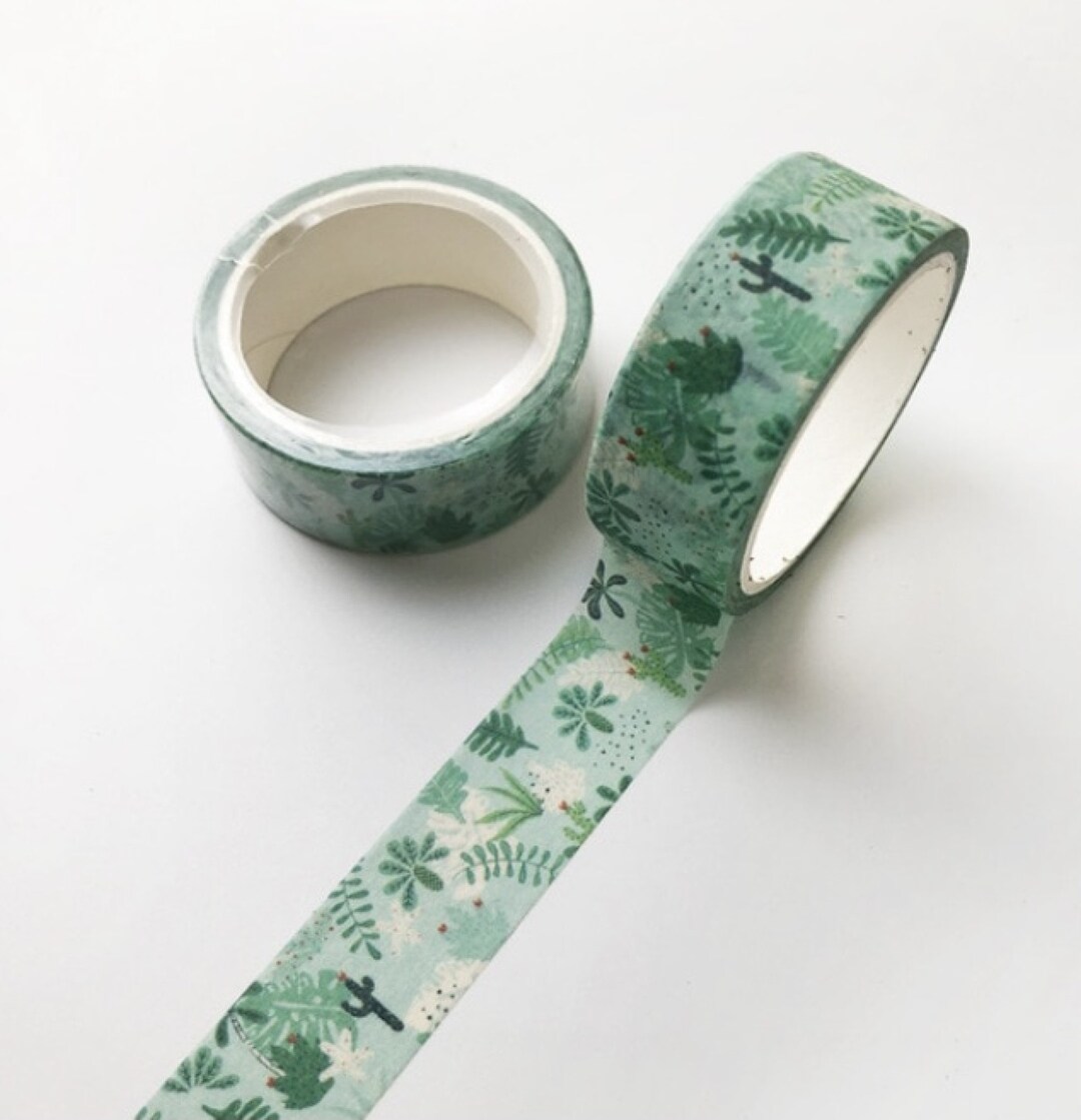 Palm Monstera Cacti Washi Tape Plants Washi Tape - Etsy