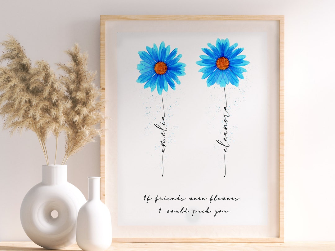 Personalised Friendship Print | Best Friend Gift | Bestie Gifts ...