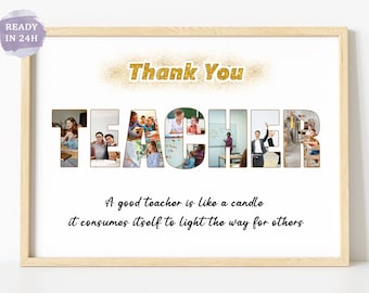 Teacher Photo Collage - Etsy