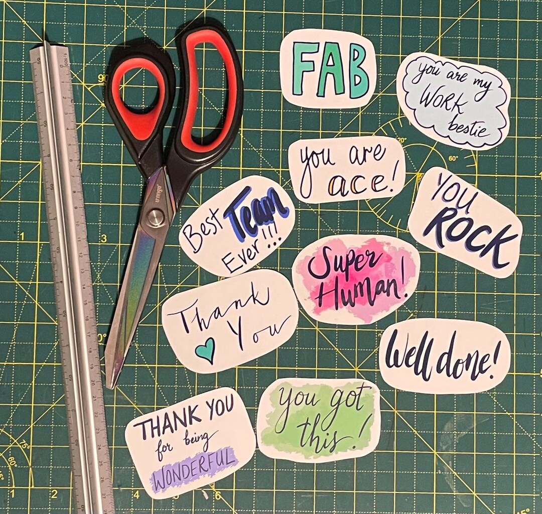 Team Motivation Sticker Sheet of 10 Large Staff Morale Boosters ...