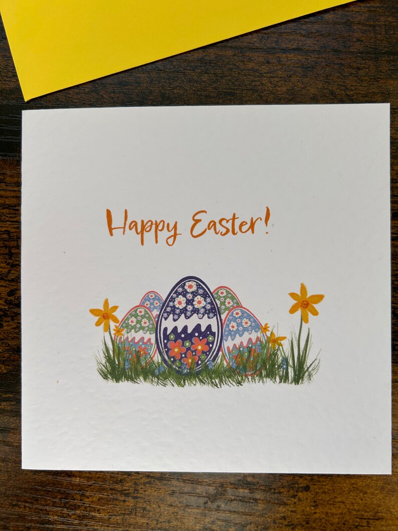 Happy Easter Big and Little Big Chocolate Easter Egg With Smaller ...