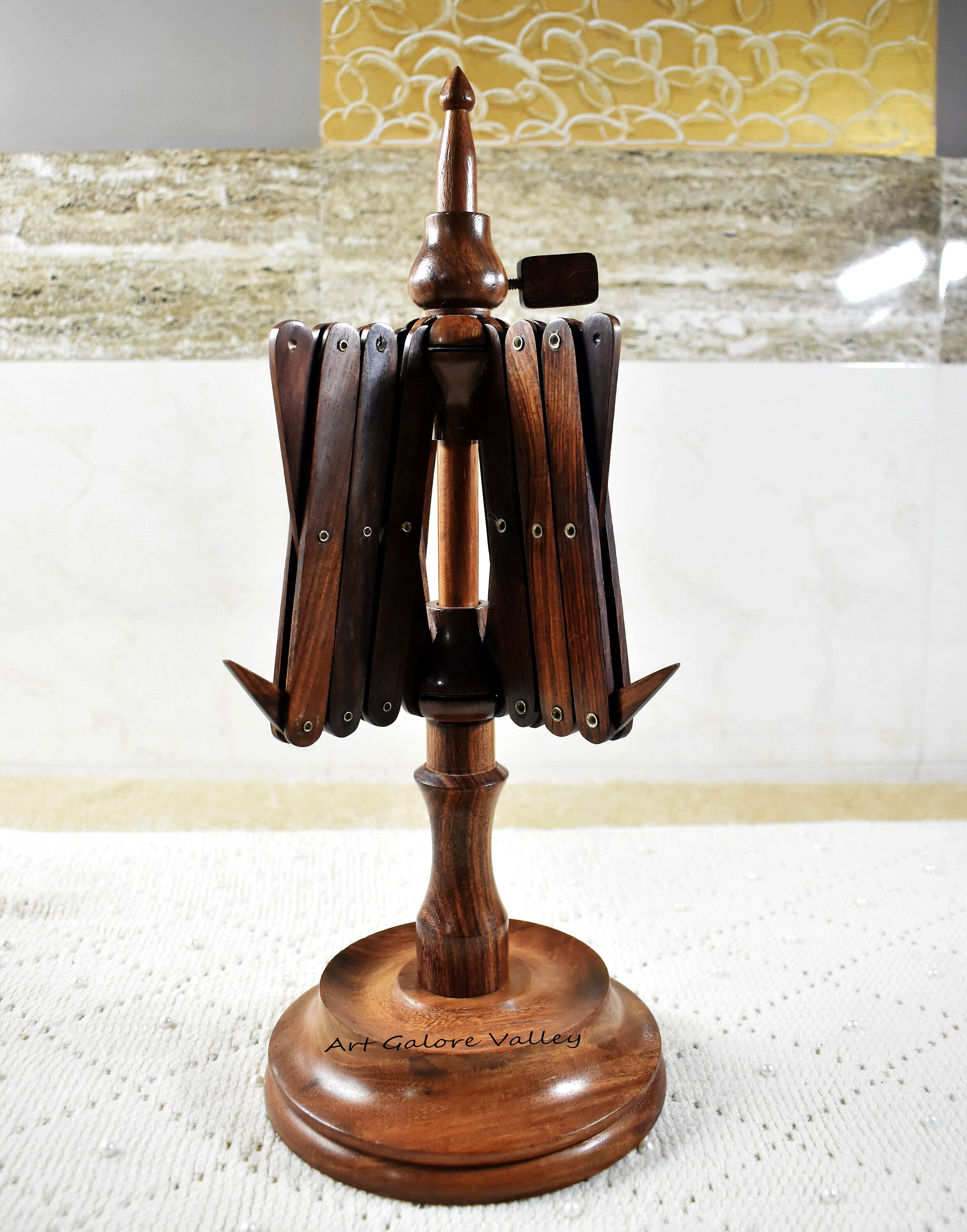 Wooden Table Top Yarn Swift Handmade Large Yarn Swift | Etsy