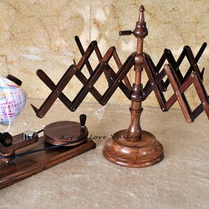 Wooden Table Top Yarn Swift Handmade Large Yarn Swift | Etsy