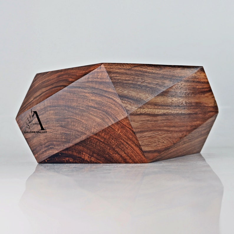 Abstract Wooden Keepsake Urn: Geometric Pet/human Ashes Memorial - Etsy ...