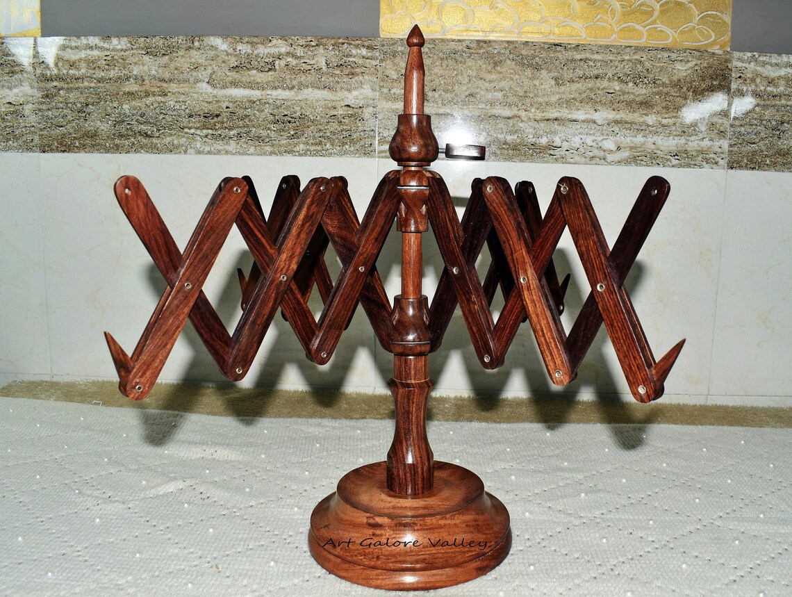 Wooden Table Top Yarn Swift Handmade Large Yarn Swift | Etsy