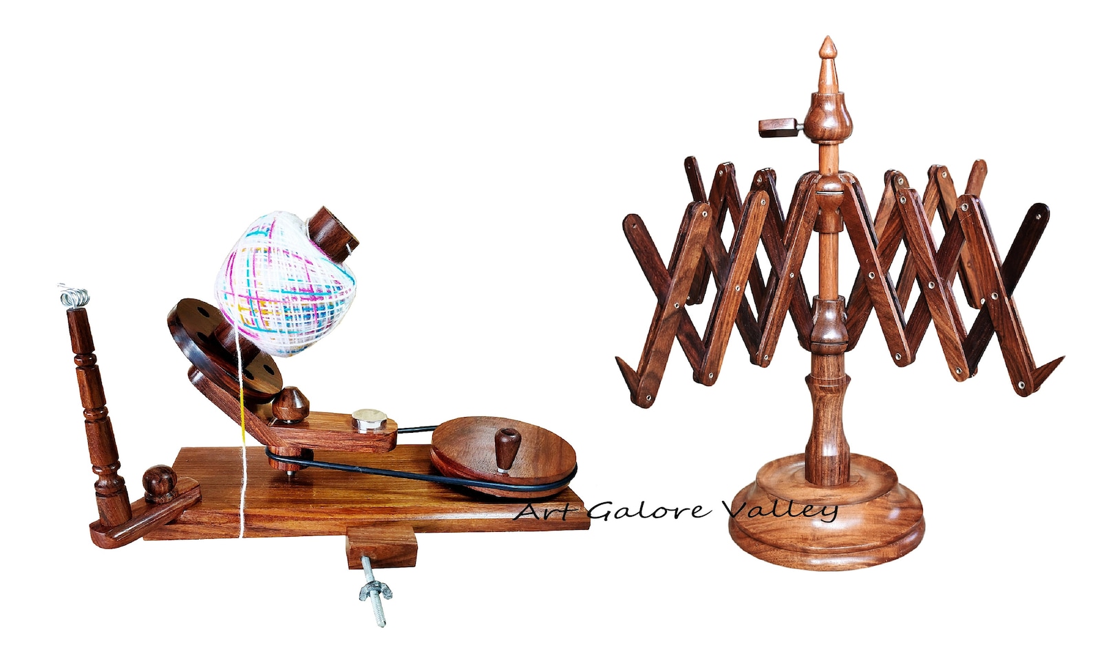 Wooden Table Top Yarn Swift Handmade Large Yarn Swift | Etsy