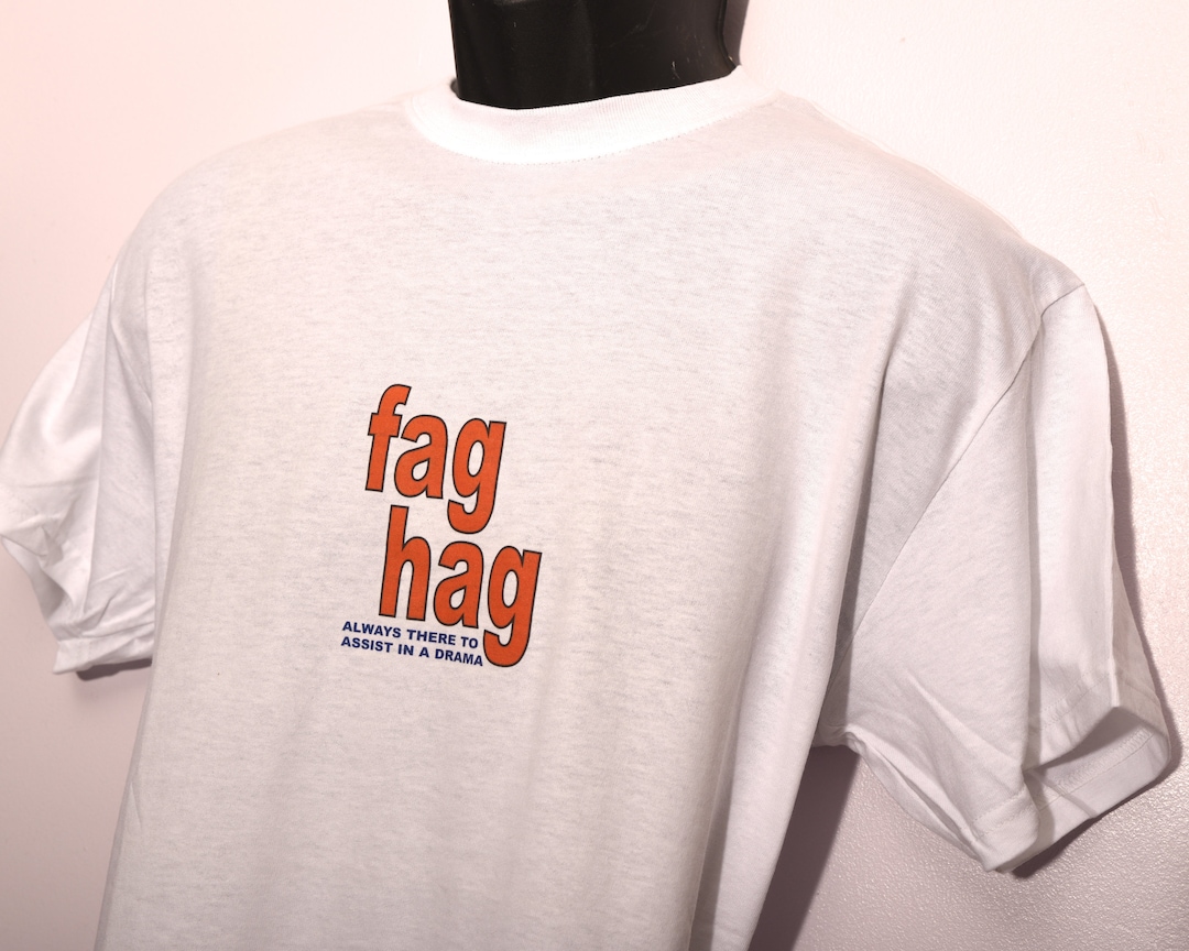 Fag Hag T-shirt LGBT - Etsy UK