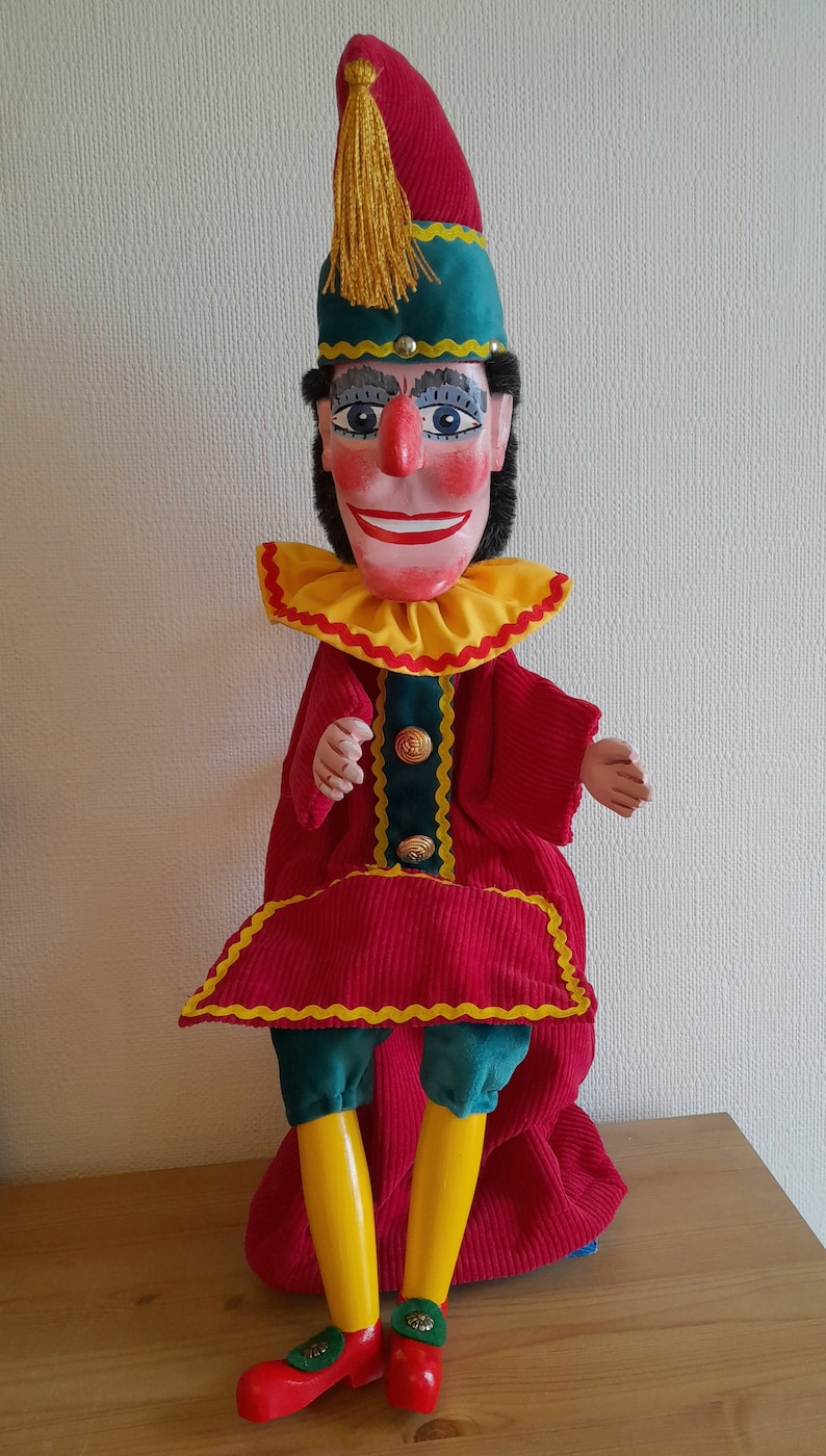 Mr Punch Puppet With Slapstick. - Etsy UK