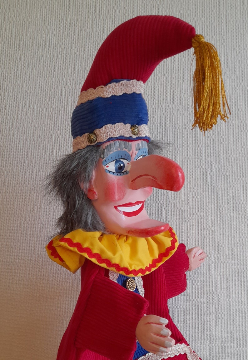 Mr Punch Puppet With Slapstick. - Etsy UK