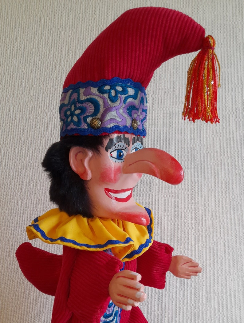 Mr Punch Puppet With Slapstick. - Etsy UK