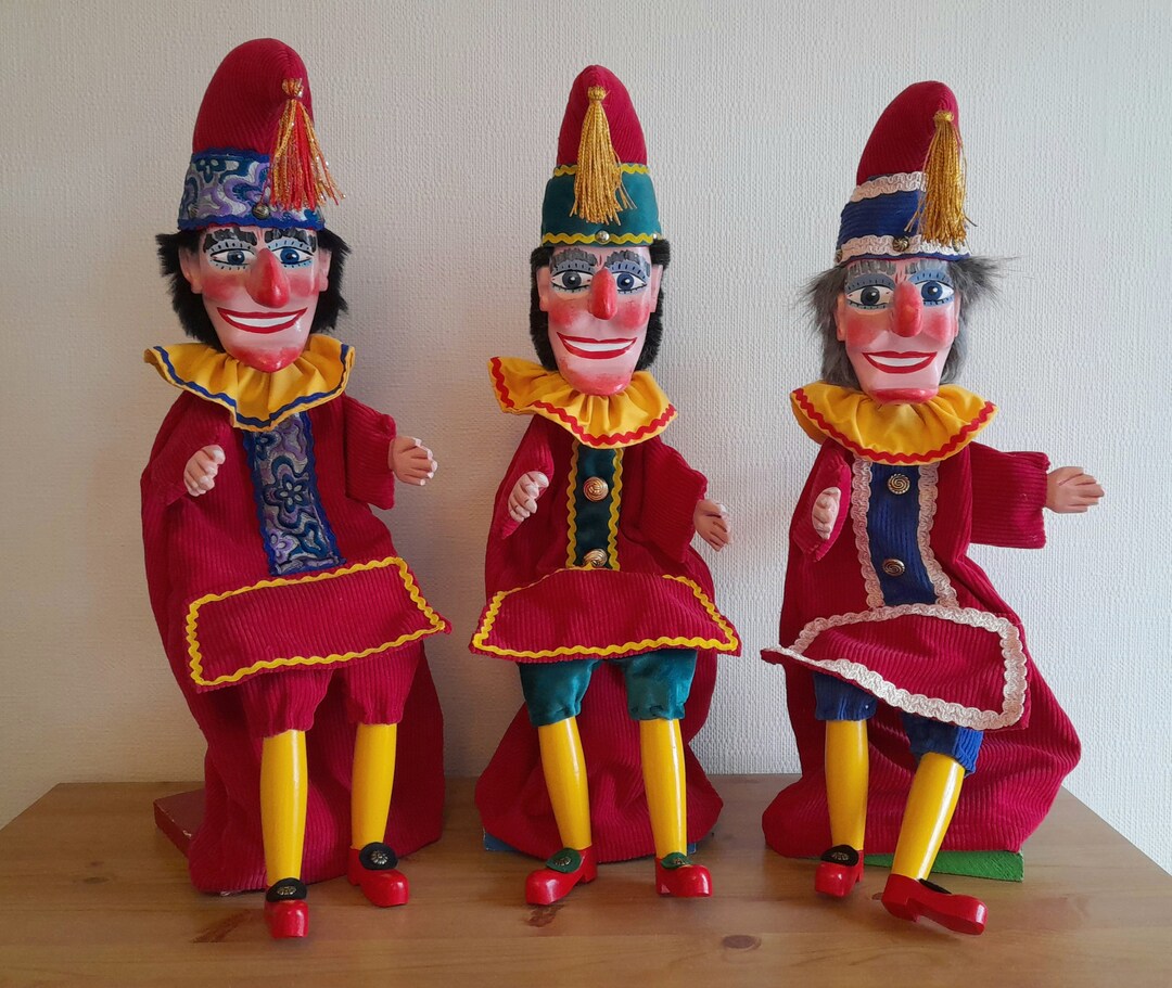 Mr Punch Puppet With Slapstick. - Etsy UK