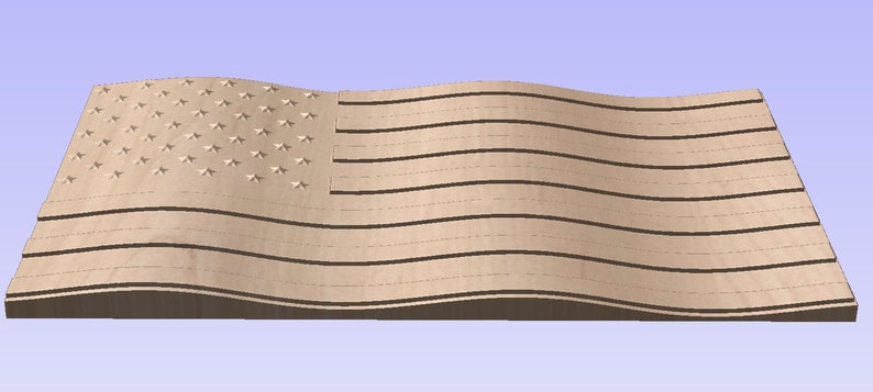 American Flag Stl 3d American Flag Cnc Laser America Flag Image Cnc ...