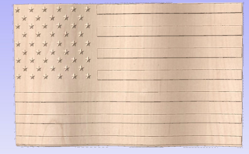 American Flag Stl 3d American Flag Cnc Laser America Flag Image Cnc ...