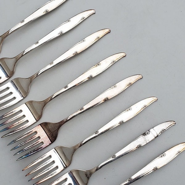 Community Silverware With Flower Design - Etsy