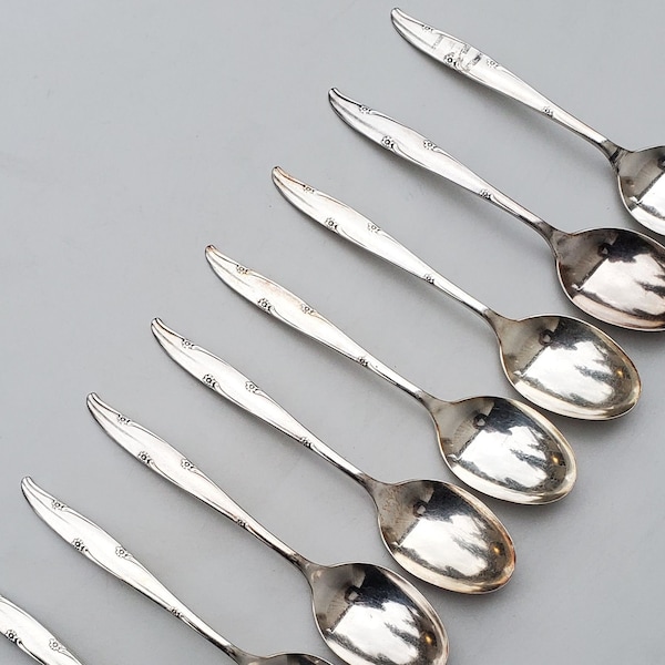 Community Silverware With Flower Design - Etsy