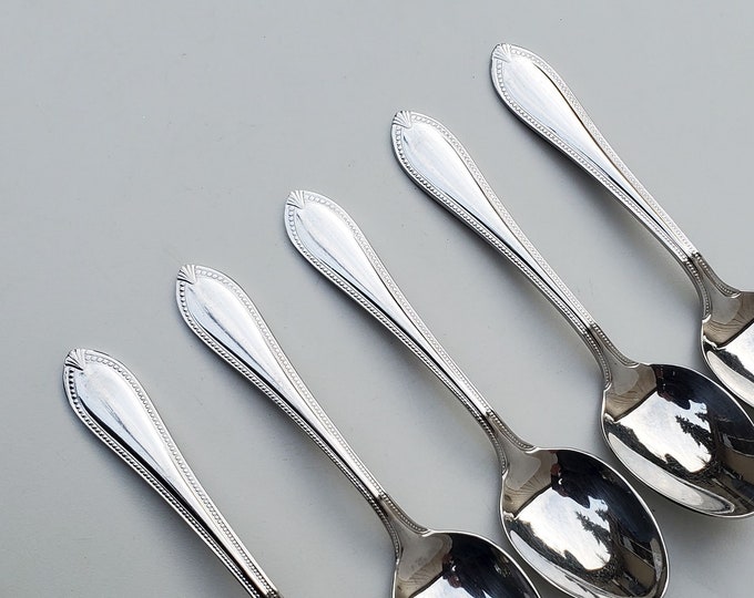Reed and Barton Whitley Pattern 18/10 Stainless Flatware Soup Spoon Set ...