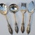 Oneida Community Silverplate Silver Flower Pattern Set of 8 Soup Spoons ...