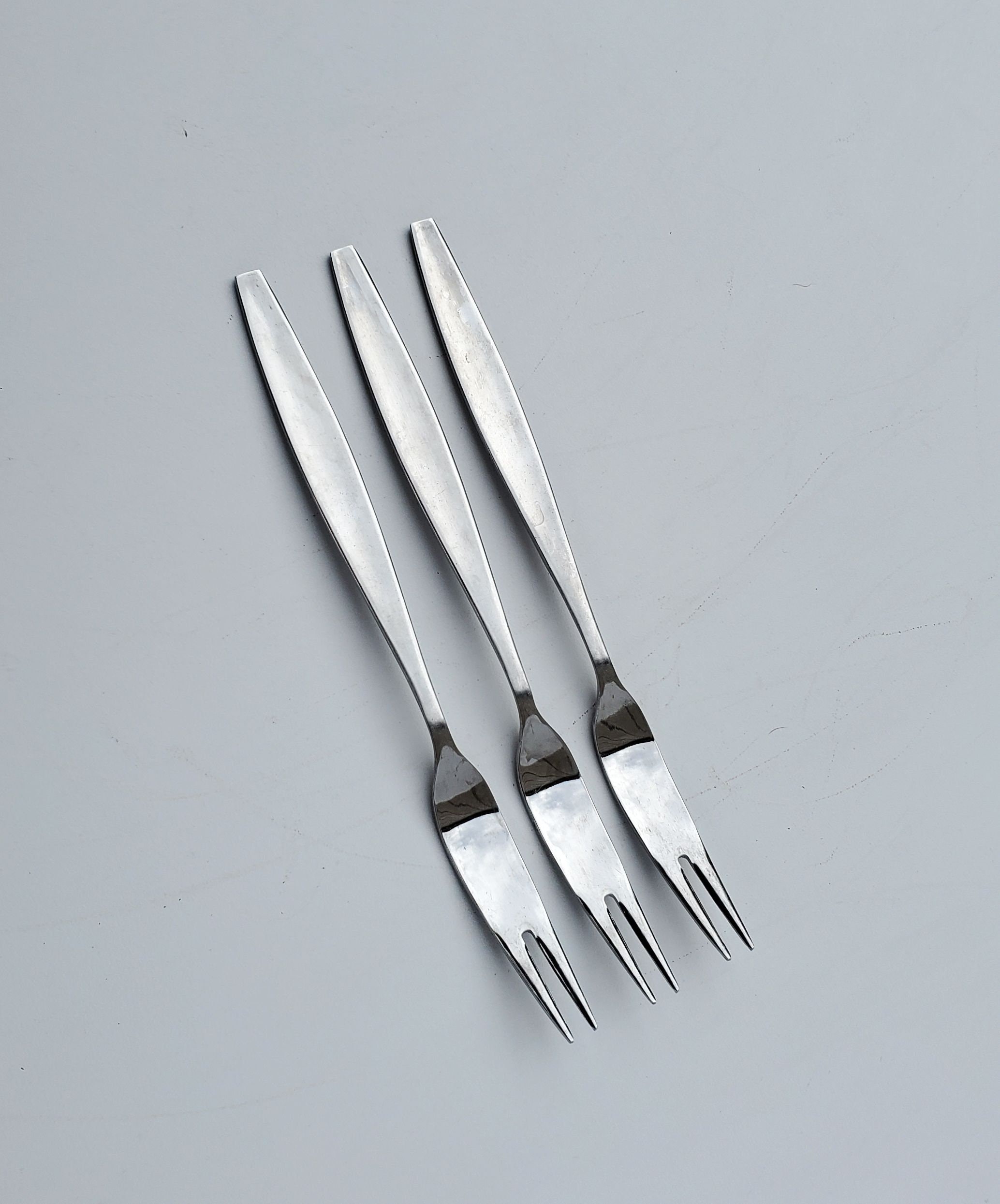 Rostfrei Stainless Mid Century Style Dinner Forks Satin - Etsy