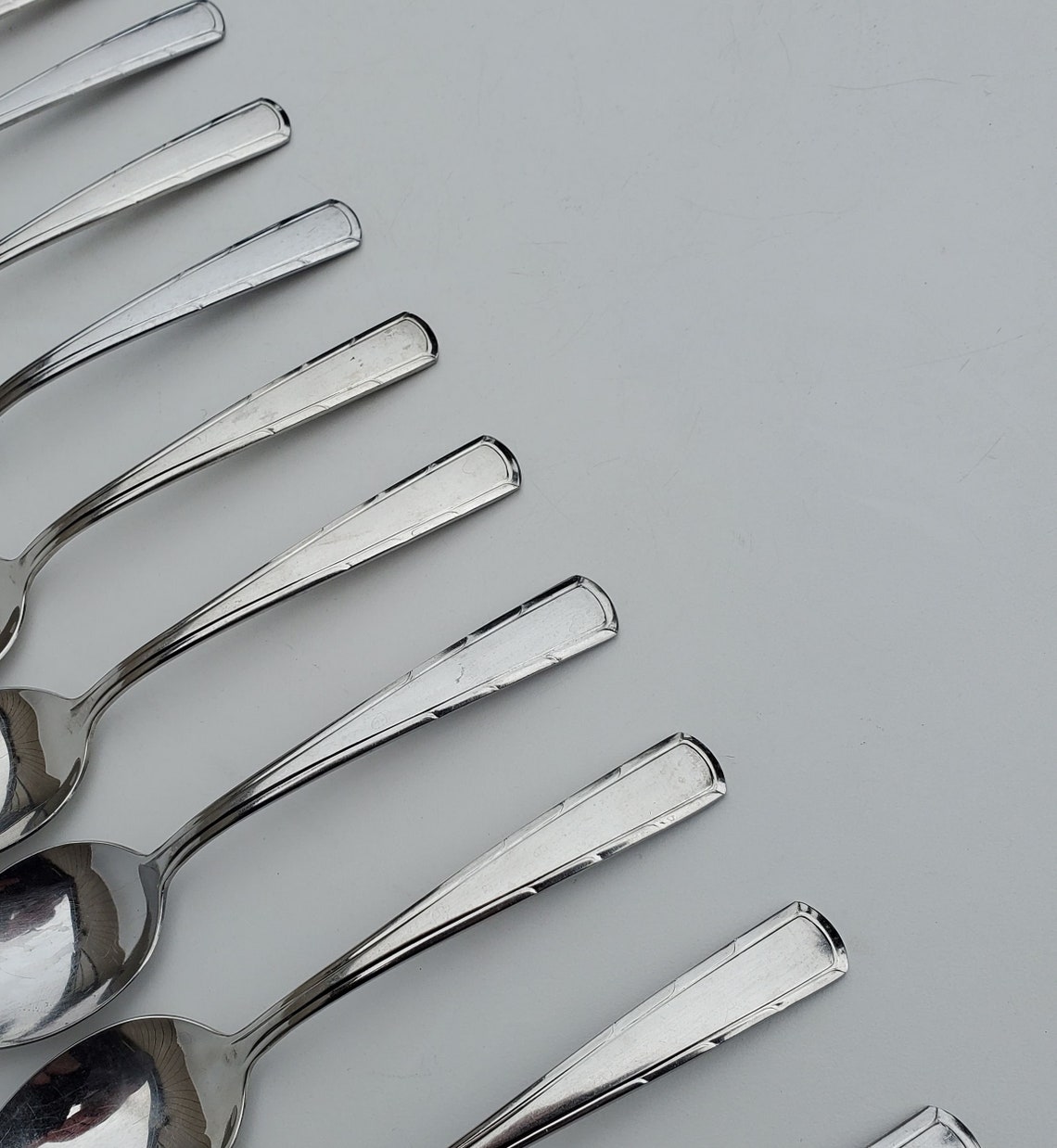 Imperial Stainless IMI 3 Pattern Set of 12 Teaspoons - Etsy