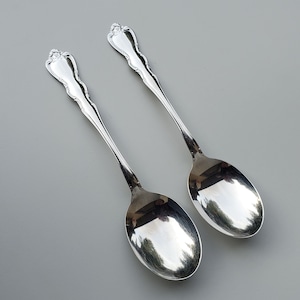 Wallace Stainless Discretion Pattern - Set of 2 Serving Spoons - Glossy ...