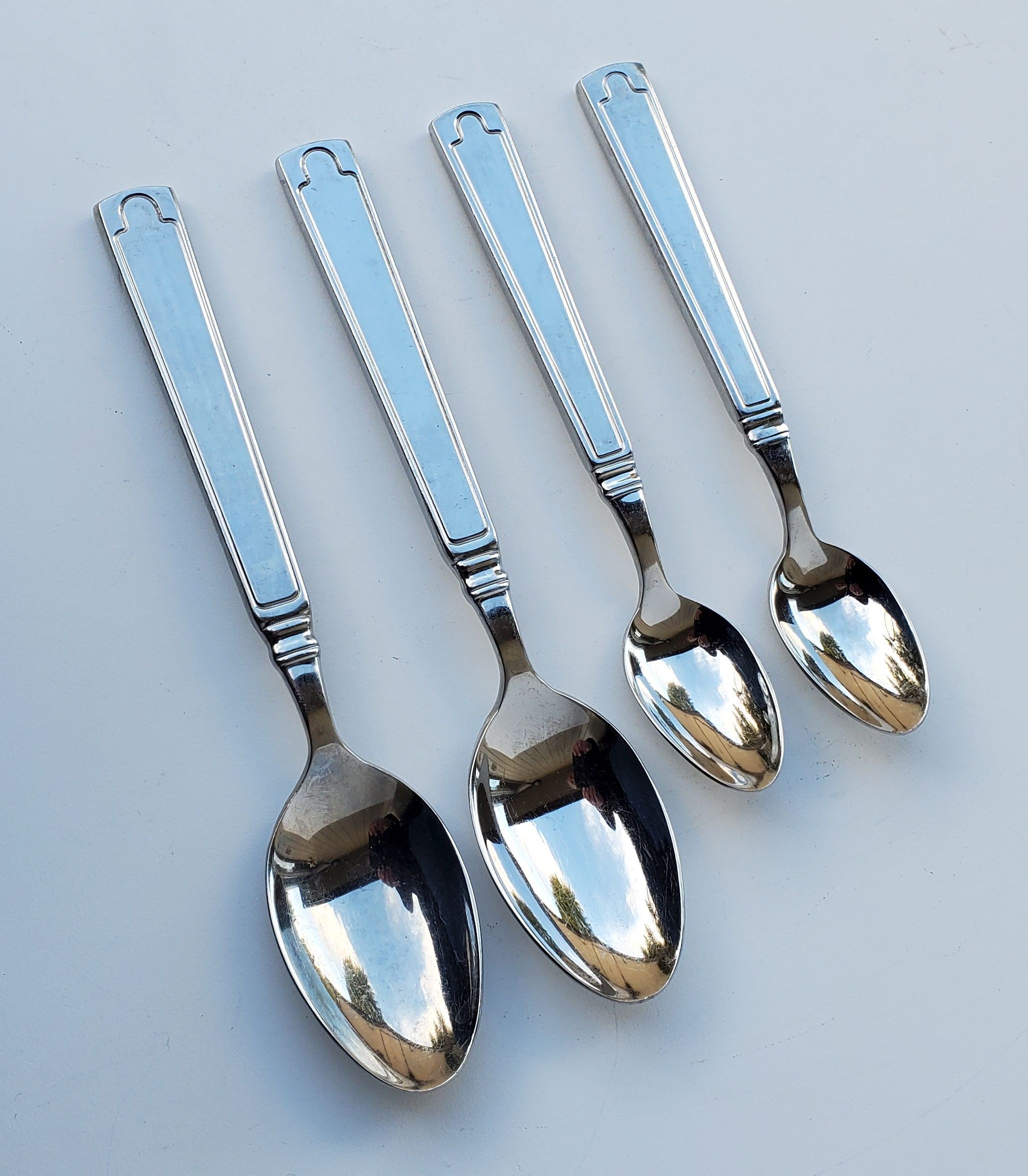 Cambridge 18/10 Stainless Spoon Set of 4 Spoons Glossy - Etsy