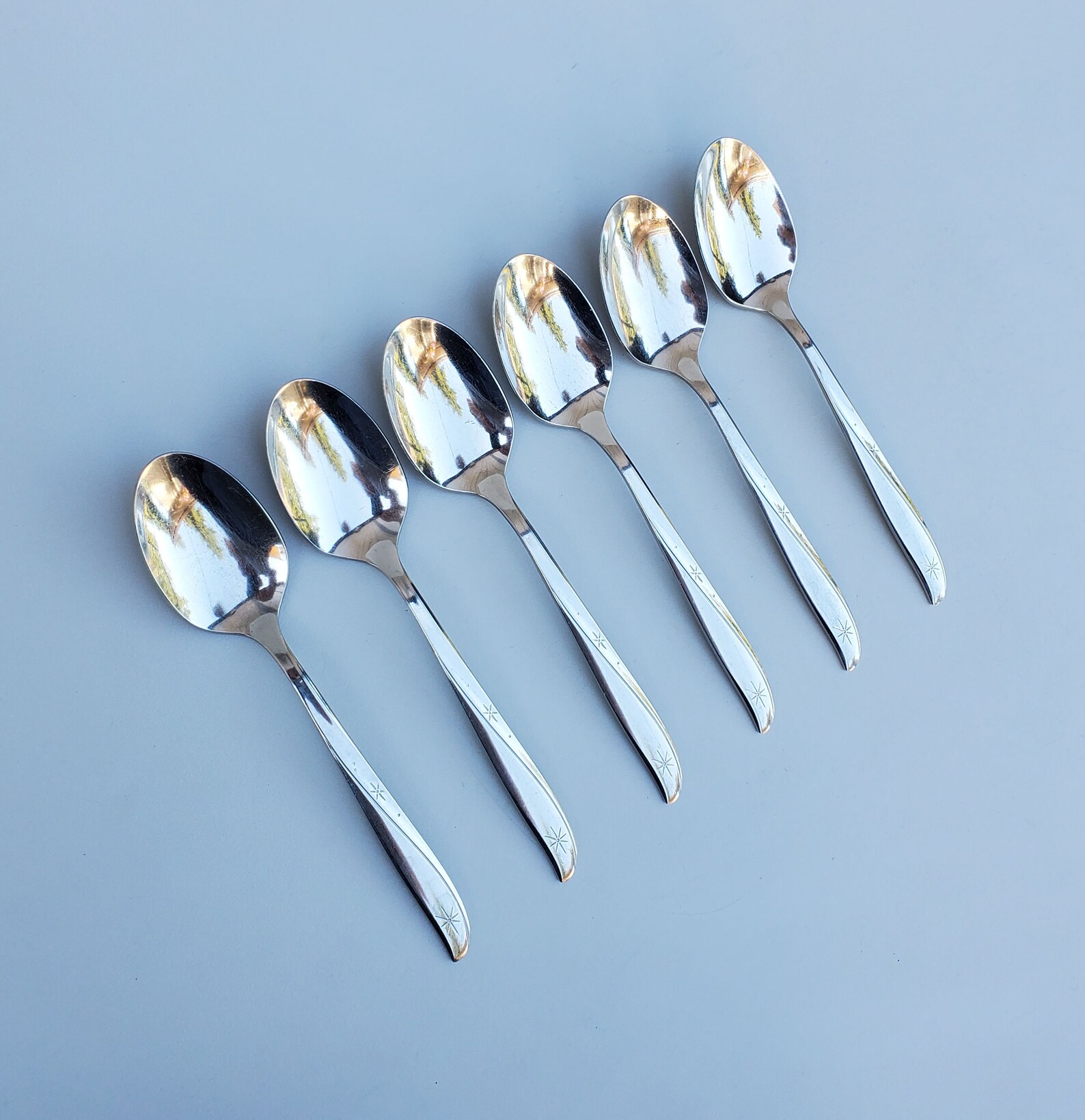 Oneida Community Stainless Twin Star Pattern Set of 6 - Etsy