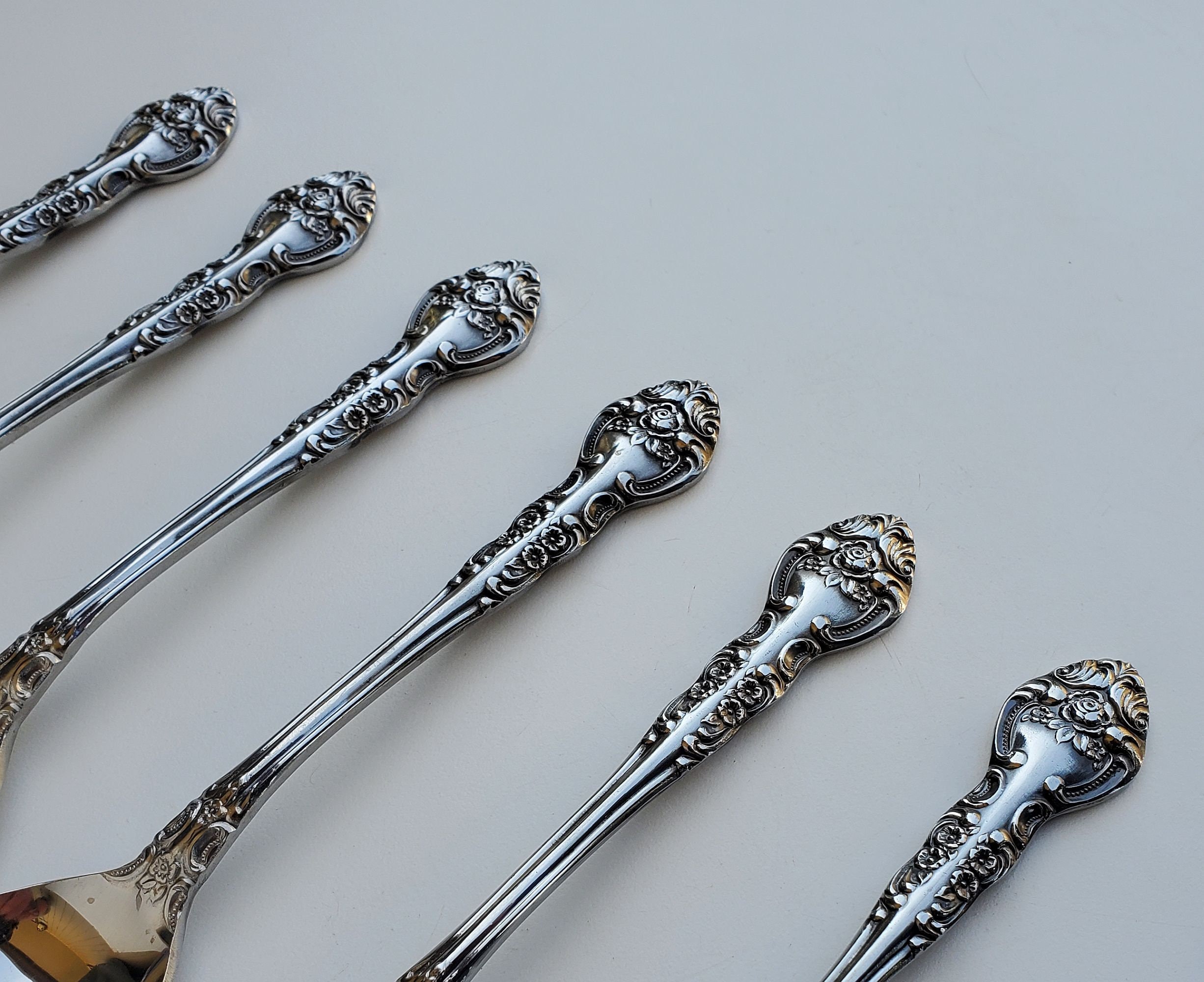 National Stainless Flatware Sonora Pattern - Set of 8 Soup Spoons ...