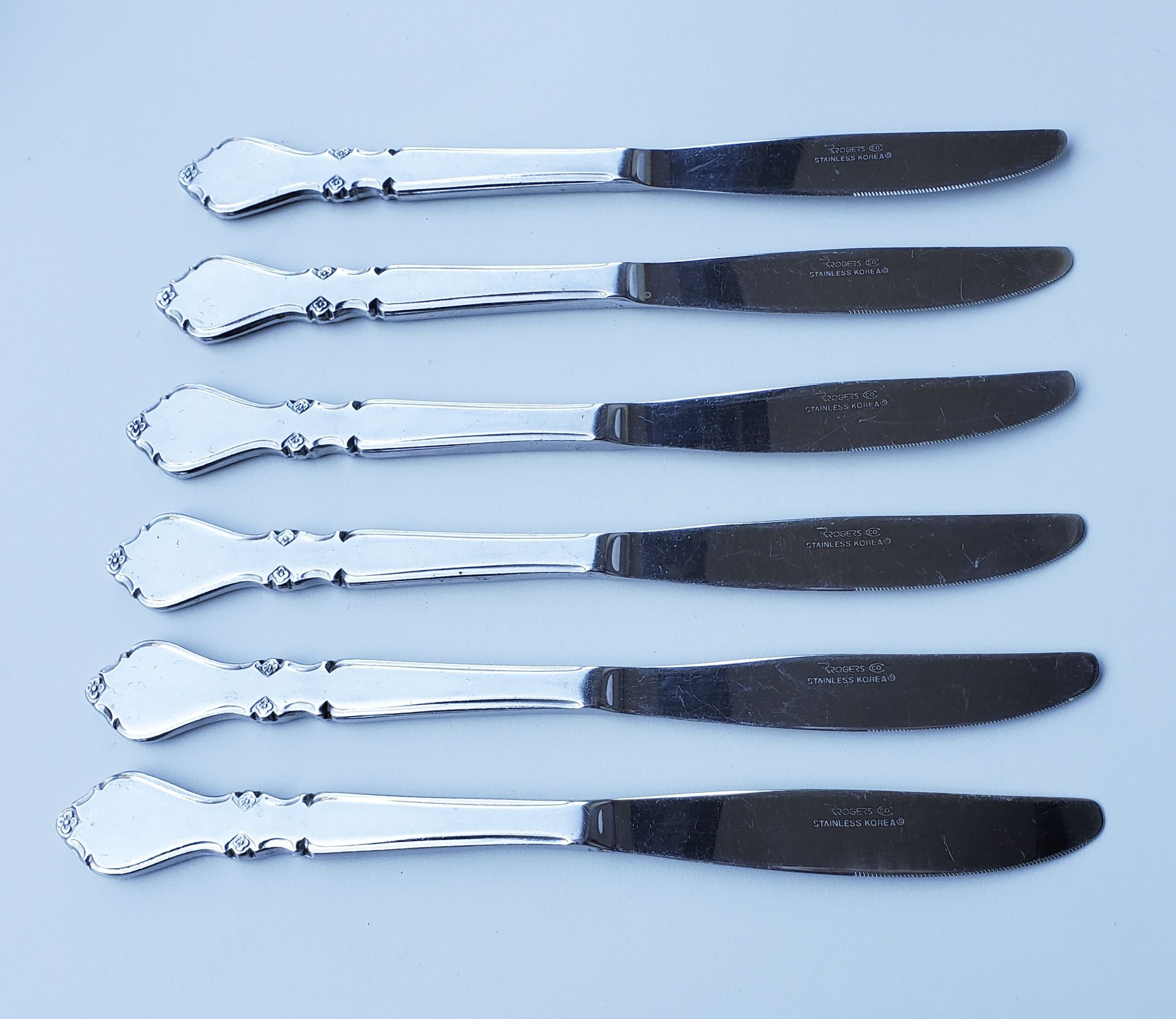 Stanley Roberts Rogers Co Stainless Dorchester Pattern - Set of 6 ...
