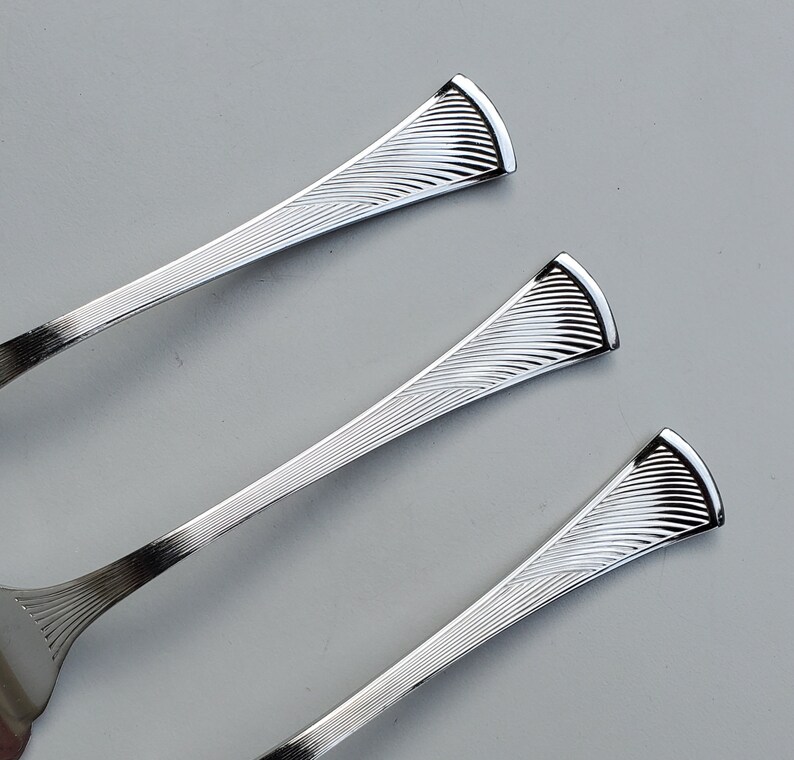 Mikasa 18/8 Stainless Diana Pattern - Set of 3 Serving Pieces - Glossy ...