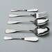 Oneida Deluxe Stainless Yankee Clipper Pattern Set of 5 Serving Pieces 2 Large Serving Spoons 1 ...