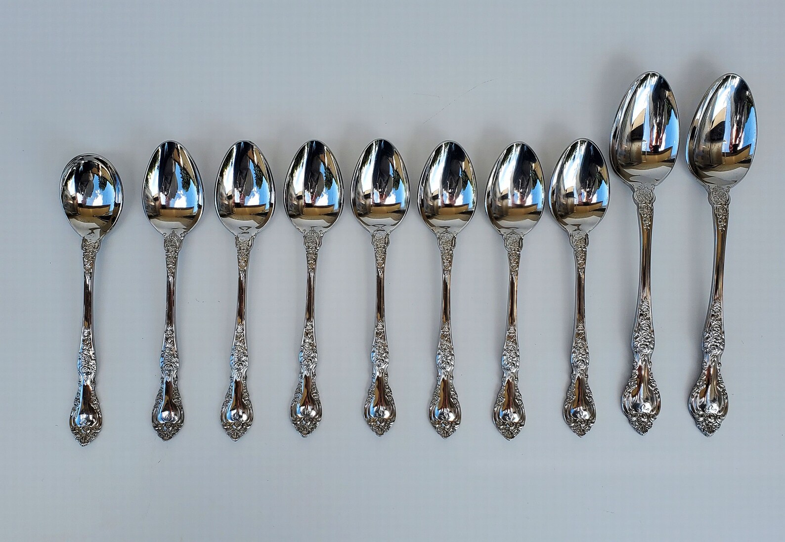 Stanley Roberts Antique Rose Stainless Flatware Set of 10 | Etsy