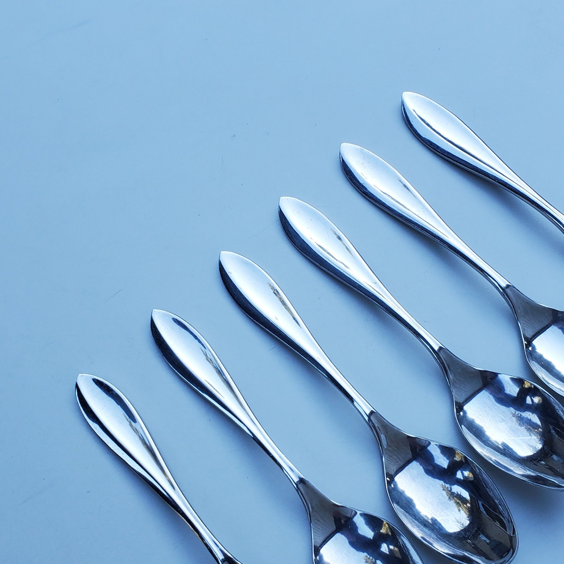 Hampton Argent Stainless Equilibrium Pattern Set of 6 Spoons 5 ...