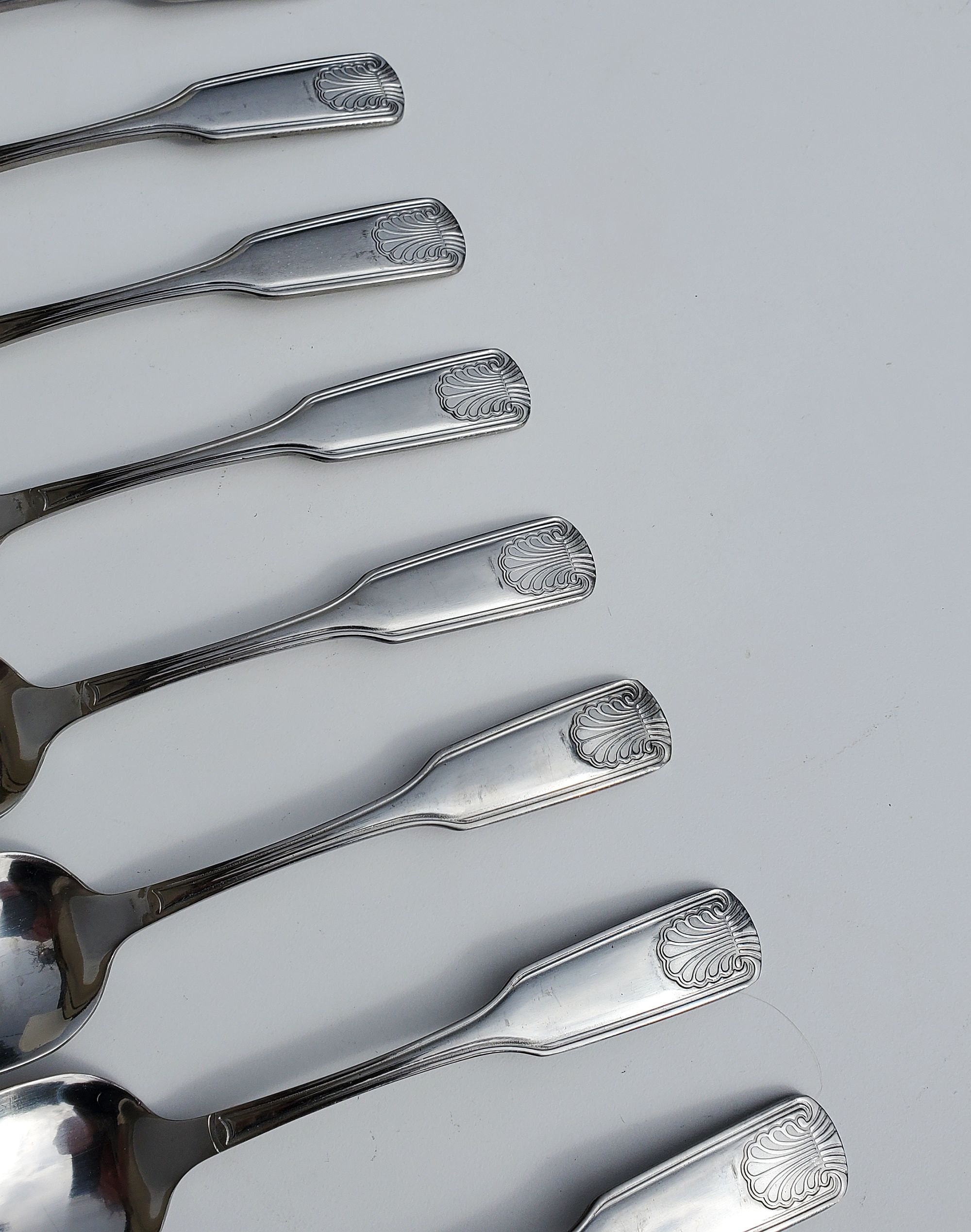 Restaurant Essentials Shell Design Soup Spoon Set 12 Soup - Etsy