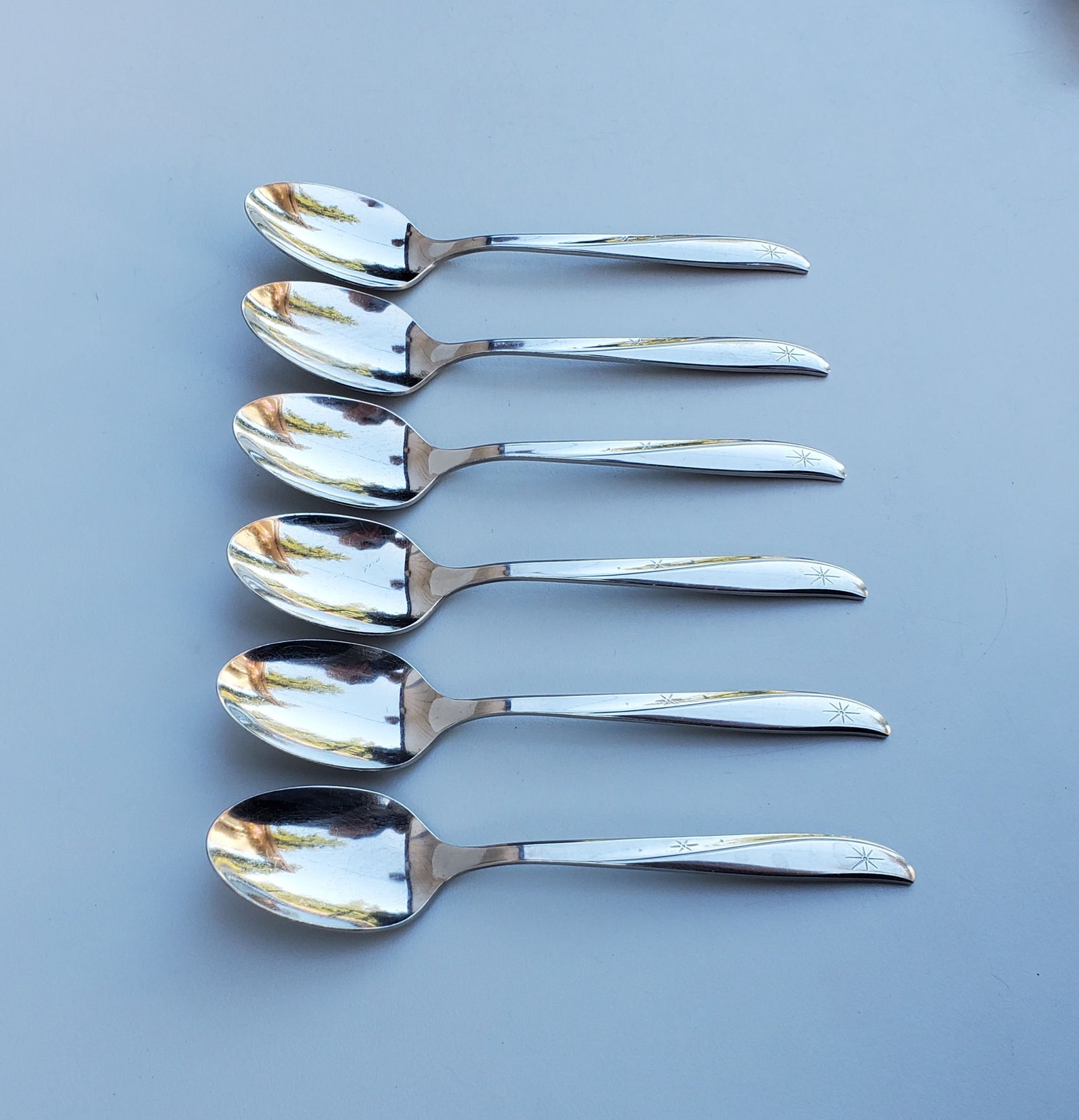 Oneida Community Stainless Twin Star Pattern Set of 6 - Etsy