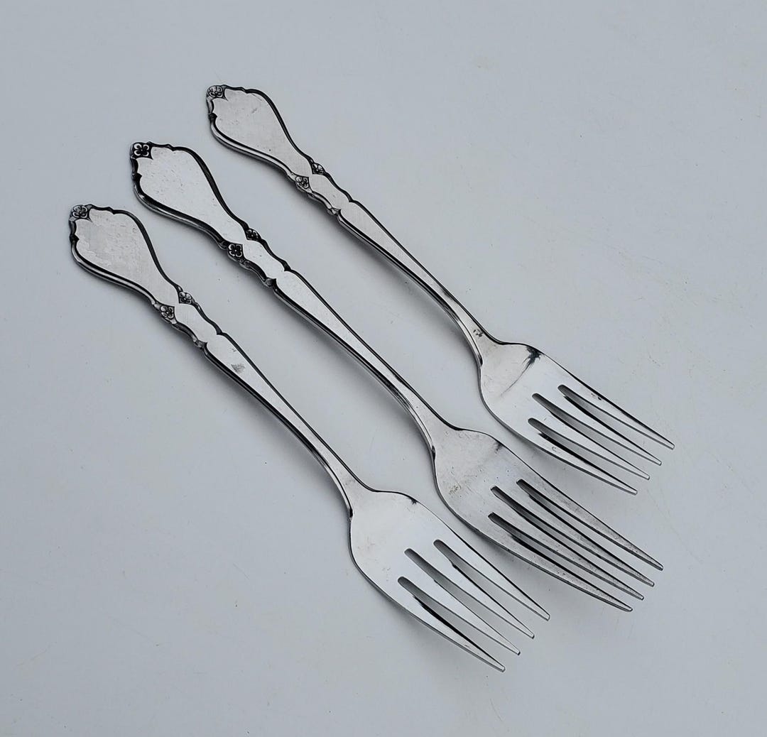 Stanley Roberts Rogers Co Stainless Dorchester Pattern - Set of 3 Forks ...