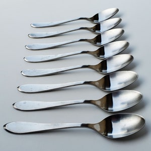 Food Network Stainless Spoons - Ginger Pattern - Set of 8 Soup Spoons ...