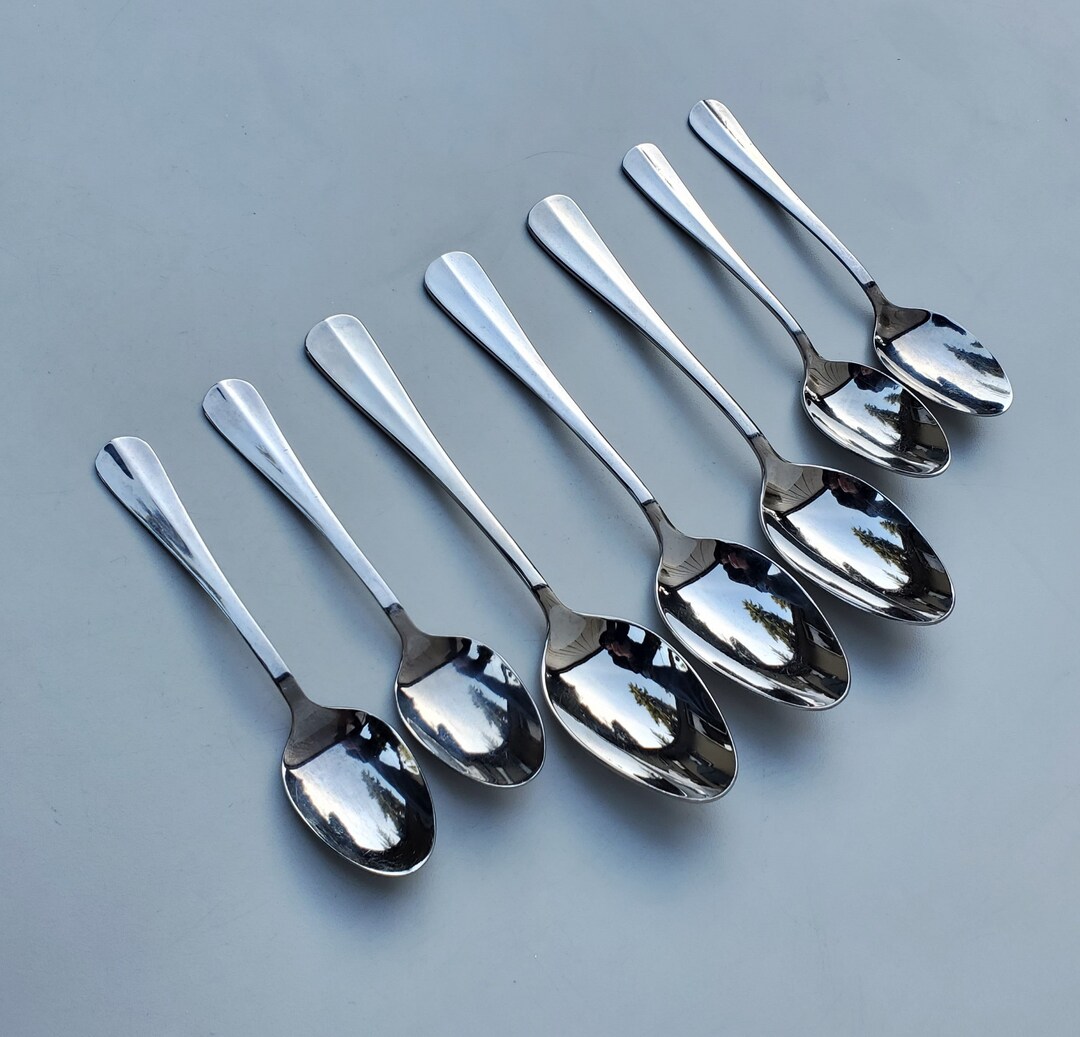 Towle 18/10 Stainless Blaine Pattern Mixed Lot of 7 Spoons 3 Soup ...