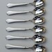 Yamazaki Stainless Mandolin Ice Pattern - Set of 6 Soup Spoons ...