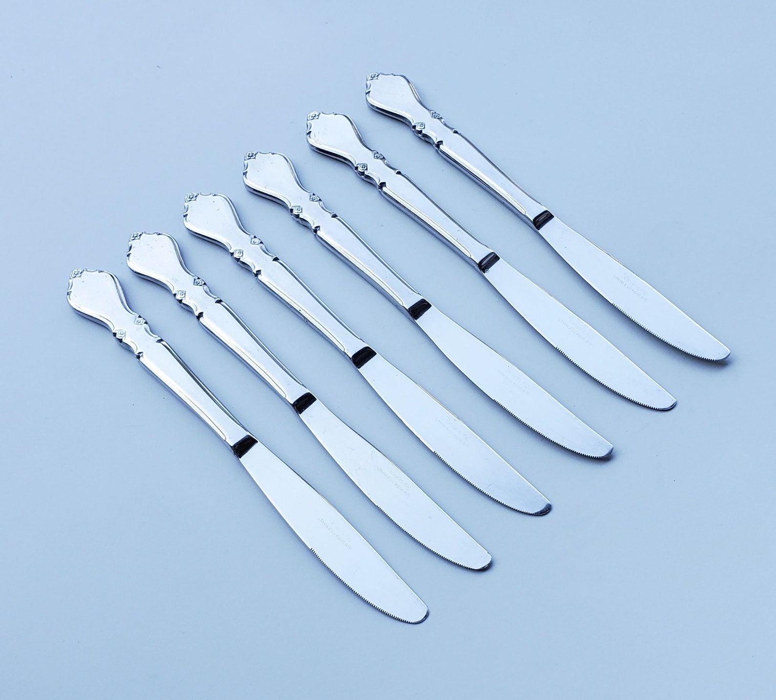 Stanley Roberts Rogers Co Stainless Dorchester Pattern - Set of 6 ...