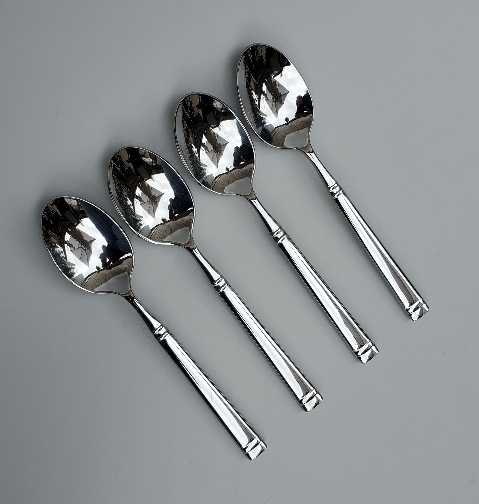 Mikasa Forged Stainless Steel - MIS60 Pattern - Set of 4 Soup Spoons ...