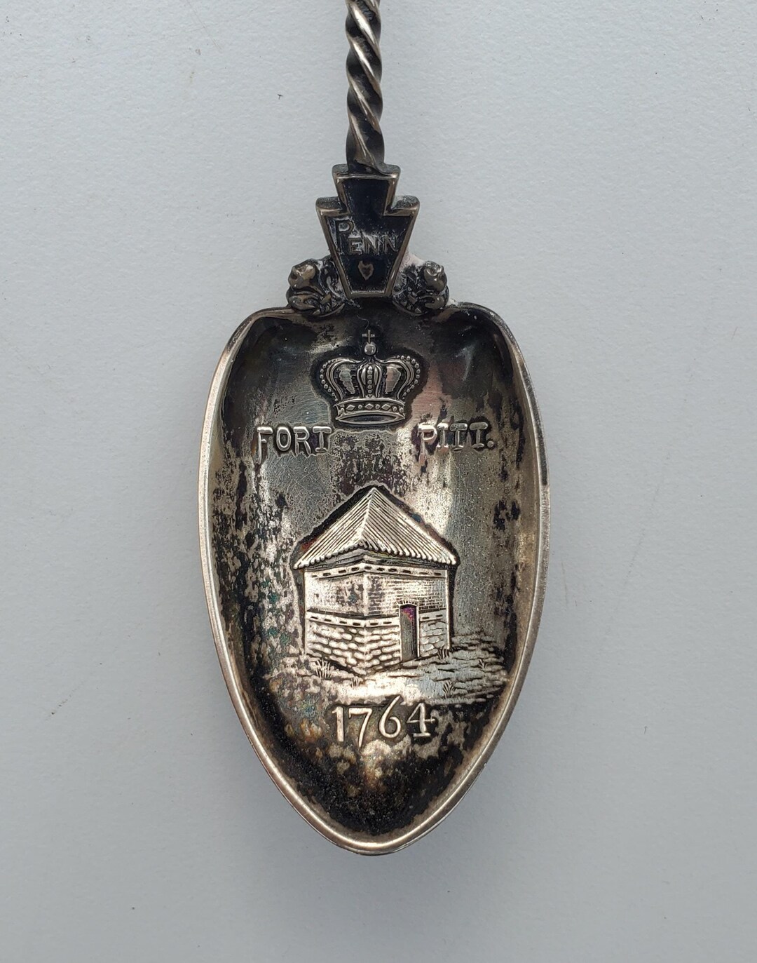 Fort Pitt Antique Sterling Novelty Spoon - Pittsburgh PA Military Fort ...