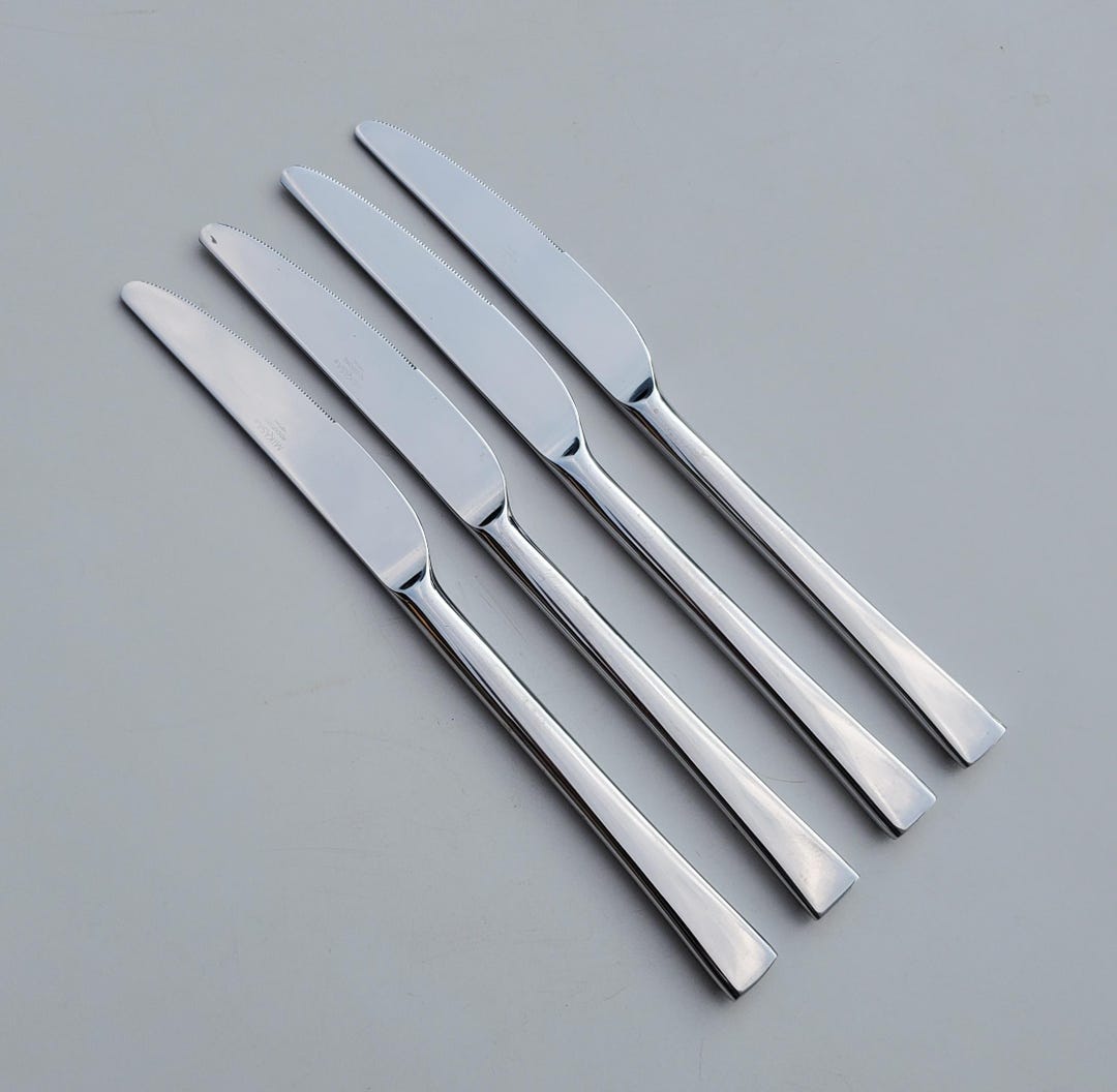 Mikasa Forged 18/0 Stainless Rockford Pattern - Set of 4 Dinner Knives ...