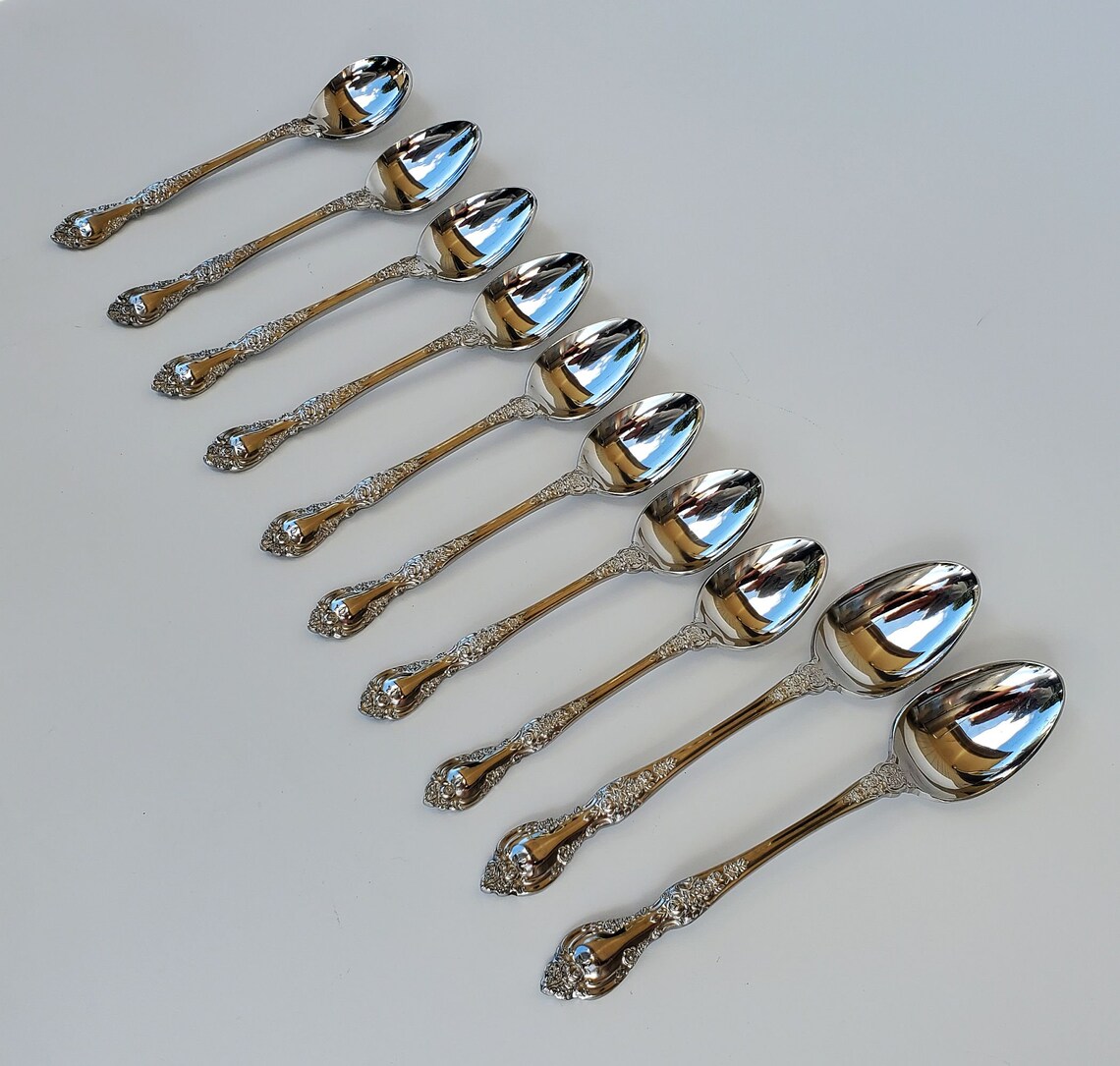 Stanley Roberts Antique Rose Stainless Flatware Set of 10 | Etsy